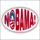 Conservative Bumper Sticker, Decal, Obama Logo "LOL" (Oval) RRG012