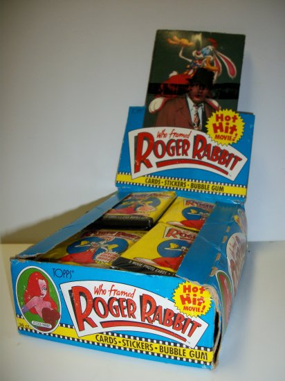 WHO FRAMED ROGER RABBIT 1987 UNOPENED Trading Card Pack