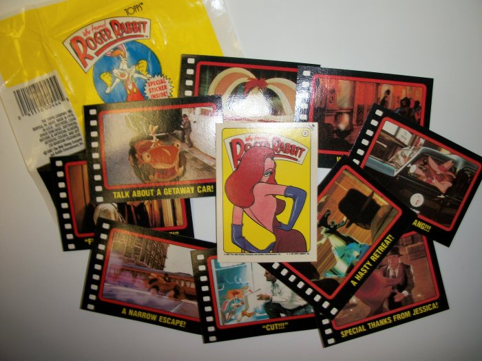 WHO FRAMED ROGER RABBIT 1987 UNOPENED Trading Card Pack