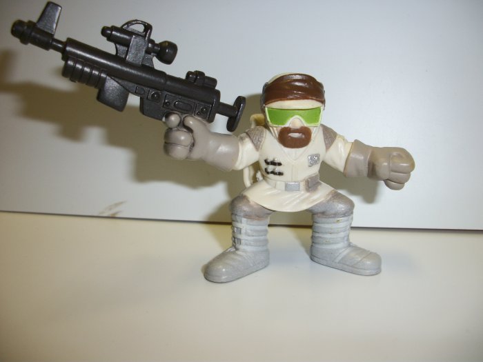 STAR WARS GALACTIC HEROES HOTH REBEL COMMANDER figure