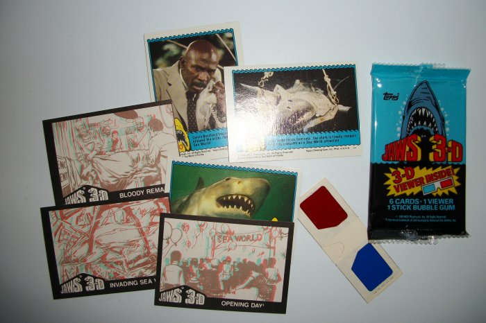 JAWS 3-D 1983 Trading Card Pack