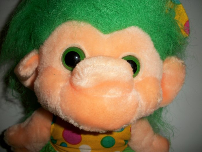 TROLIO TROLLS "POLKA DOT DRESS" PLUSH TROLL DOLL