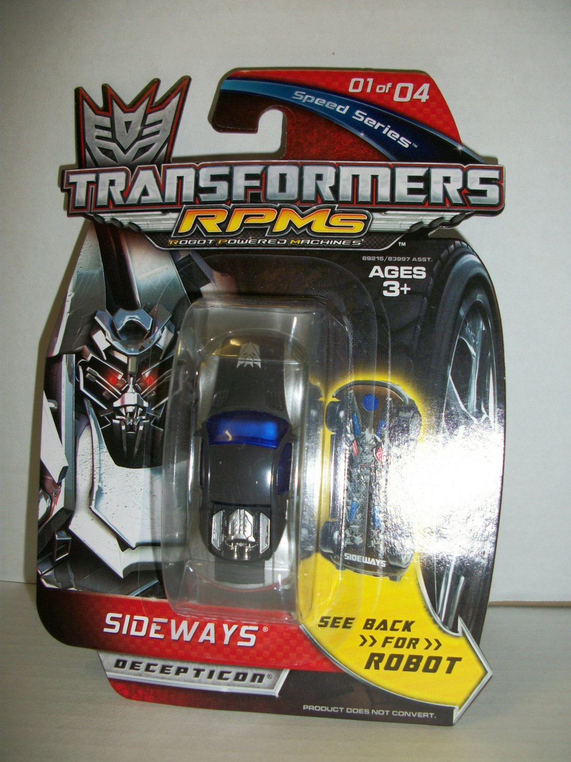 TRANSFORMERS RPMs SIDEWAYS SPEED SERIES Vehicle