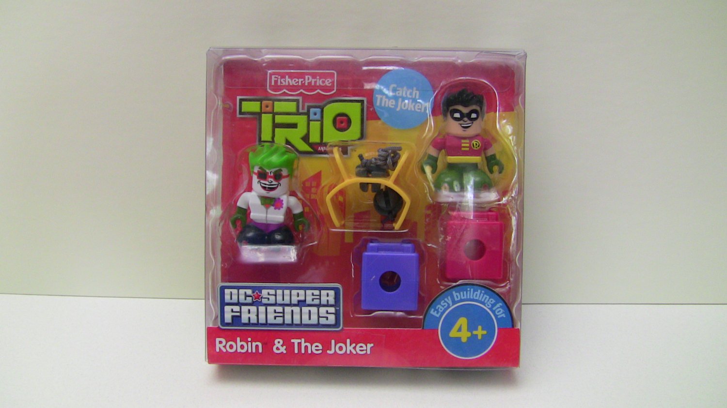 DC Super Friends Trio Robin and The Joker Fisher Price*