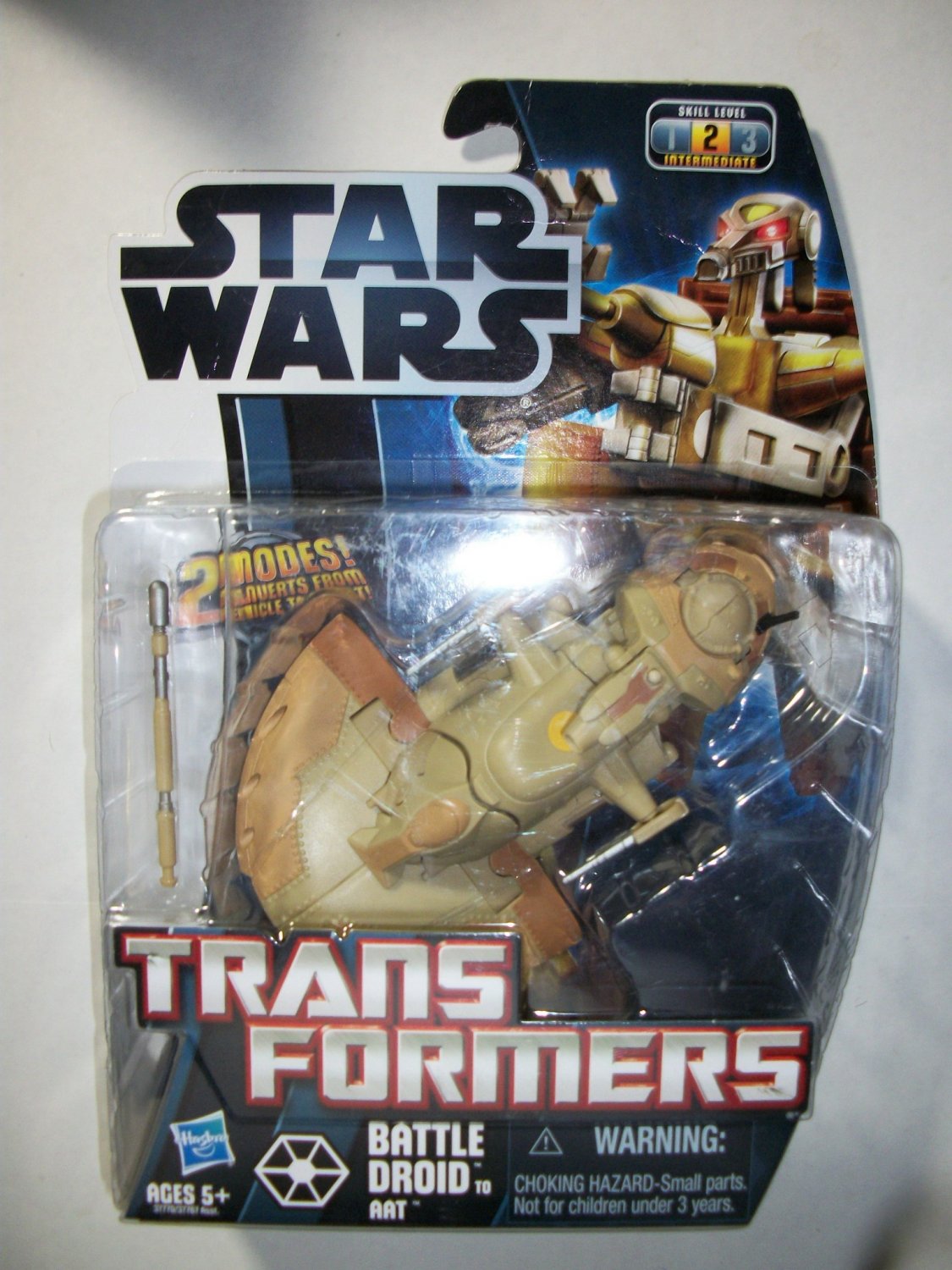 STAR WARS TRANSFORMERS: BATTLE DROID to AAT