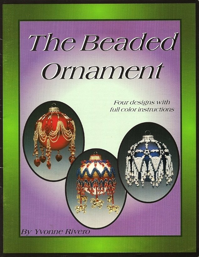 Y859 Bead PATTERN Book ONLY The Beaded Ornament 4 Christmas Covers