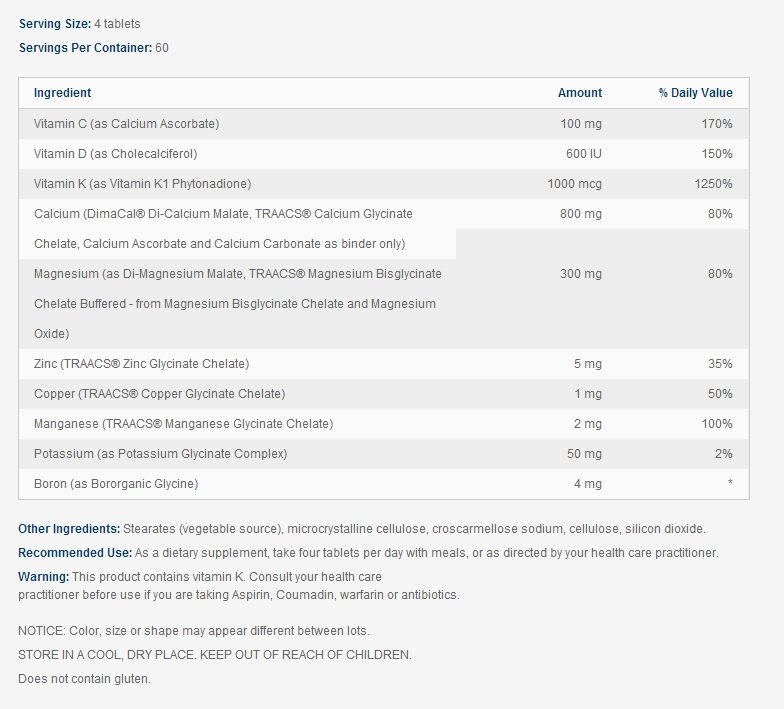 OsteoForce - 240 Tablets - Designs for Health
