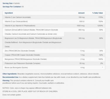 OsteoForce - 240 Tablets - Designs for Health