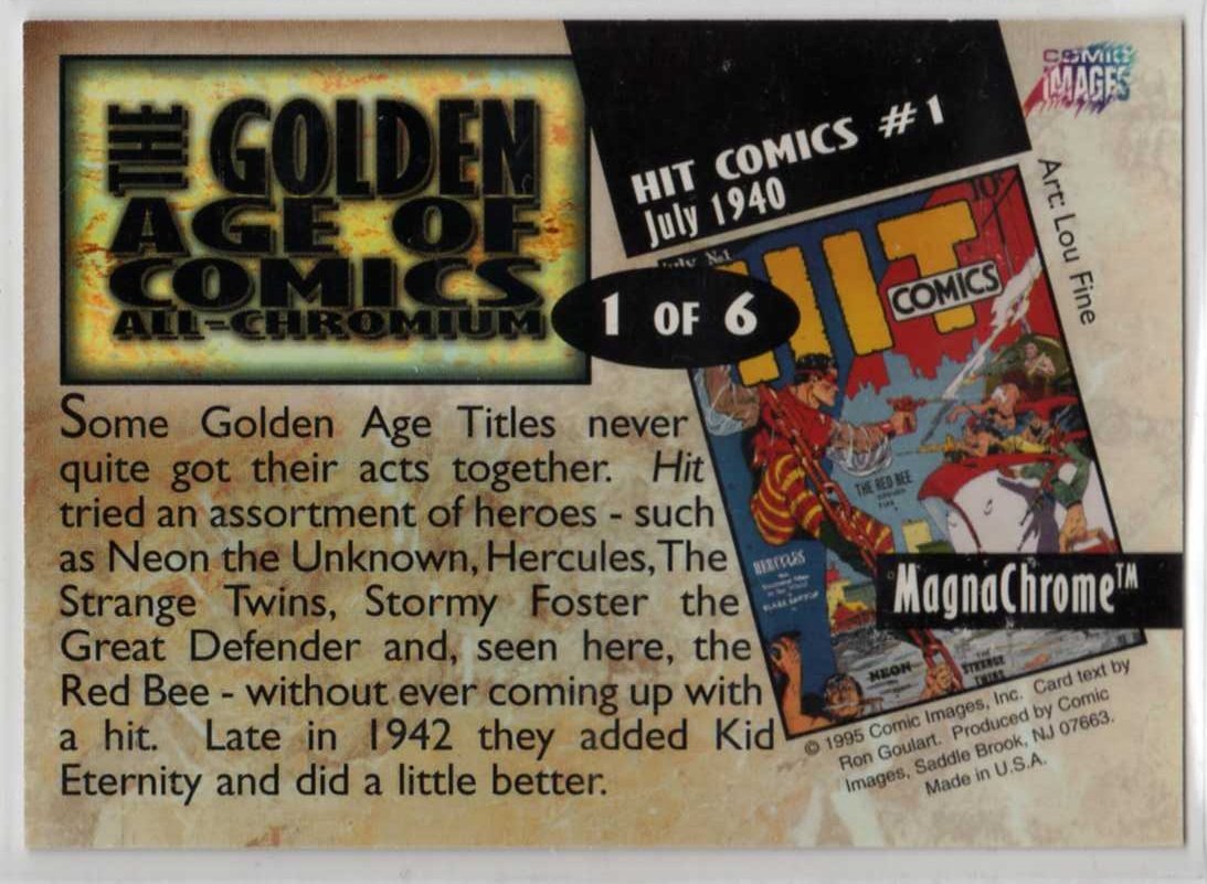Golden Age of Comics MagnaChrome 1 of 6 (Comic Images) featuring Hit ...