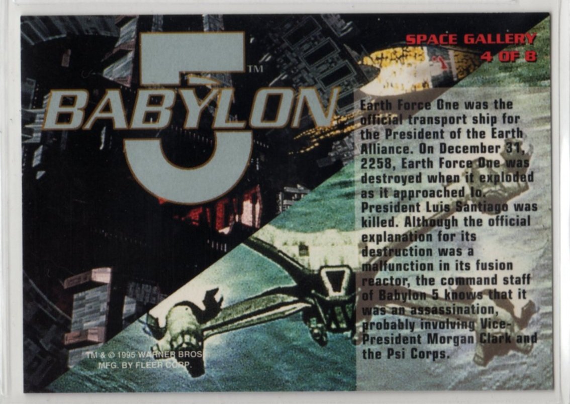 Babylon 5 Series One Space Gallery 4 of 8 Chase Card (Fleer Ultra ...
