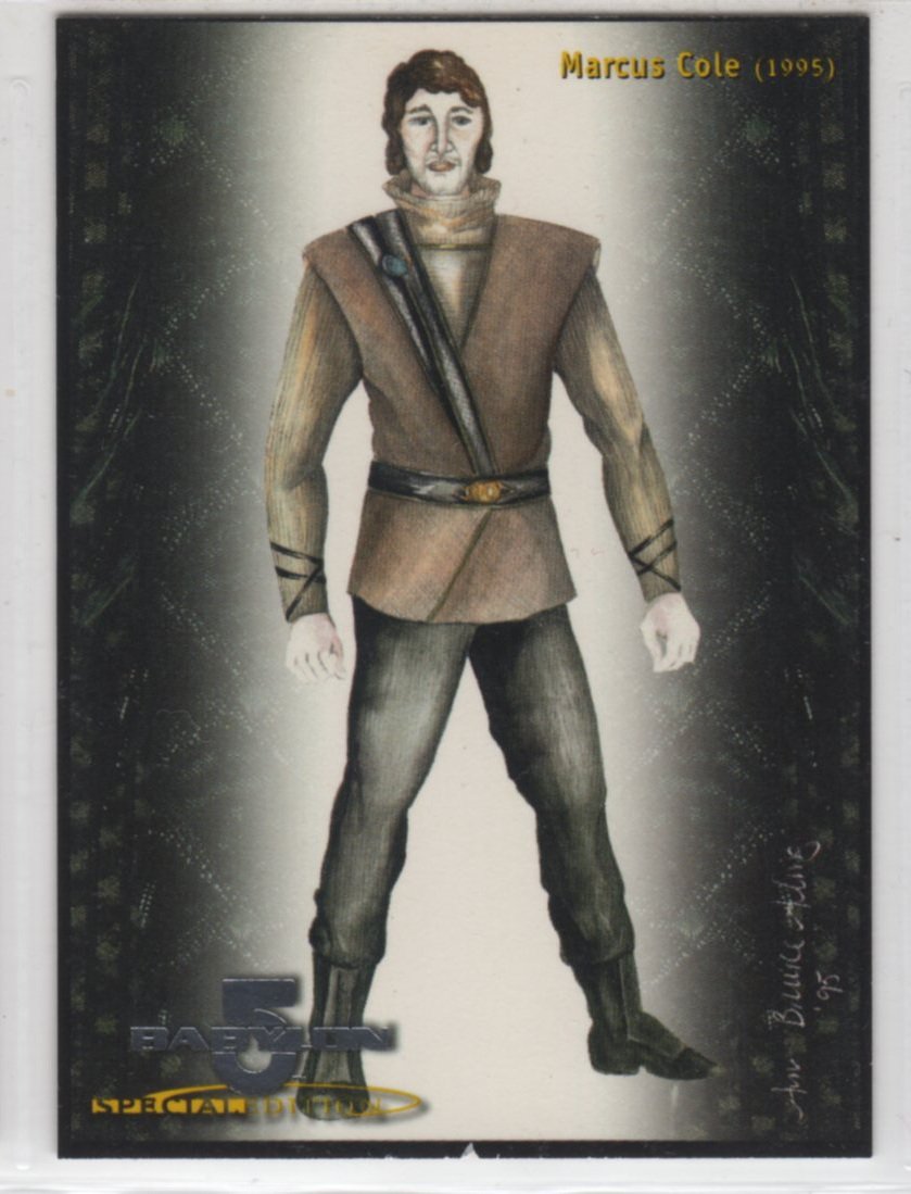 Babylon 5 Special Edition Costumes Chase Card C11 (SkyBox) - Marcus Cole