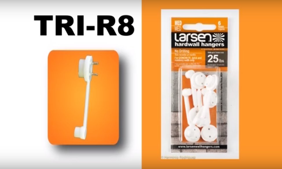 5x Larsen Products Hardwall Hangers 25 lbs (Clavitos Magicos)