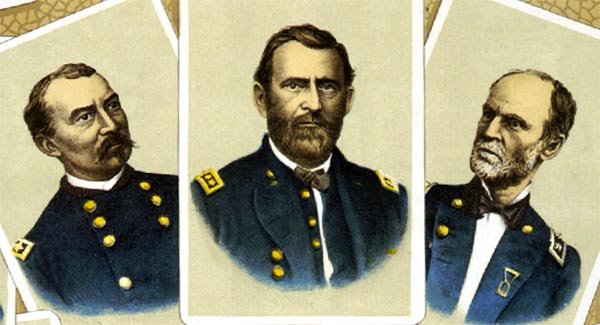 Famous Union Commanders of the Civil War 1861-1865 art print