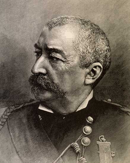 General Philip H. Sheridan portrait Civil War art engraving drawing print