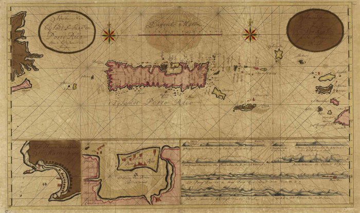 Porto Puerto Rico British and US Virgin Islands Danish West Indies ...