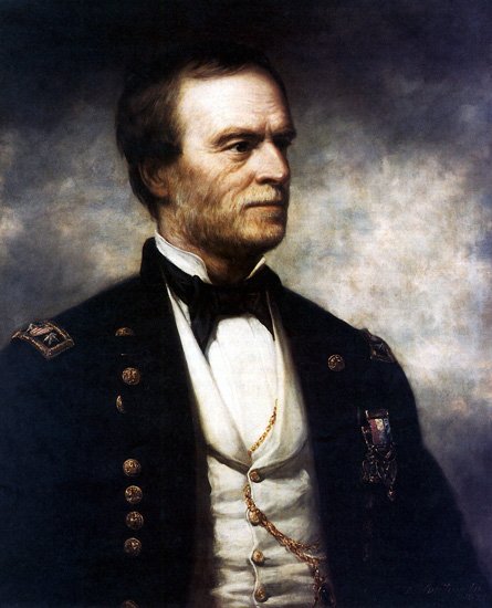 General William Tecumseh Sherman 1875 portrait Civil War canvas art ...