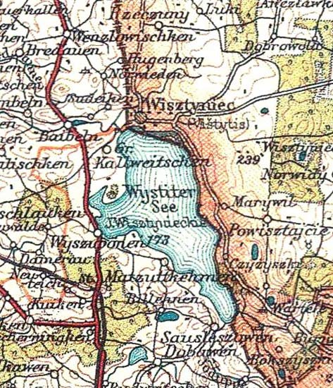 Suwalki Kowno Kaunas Kovno Lithuania 1932 canvas map