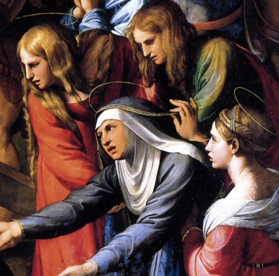 Christ Carrying the Cross religious Jesus canvas art print by Raphael