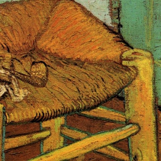 Vincent's Chair with His Pipe canvas art print by Vincent van Gogh