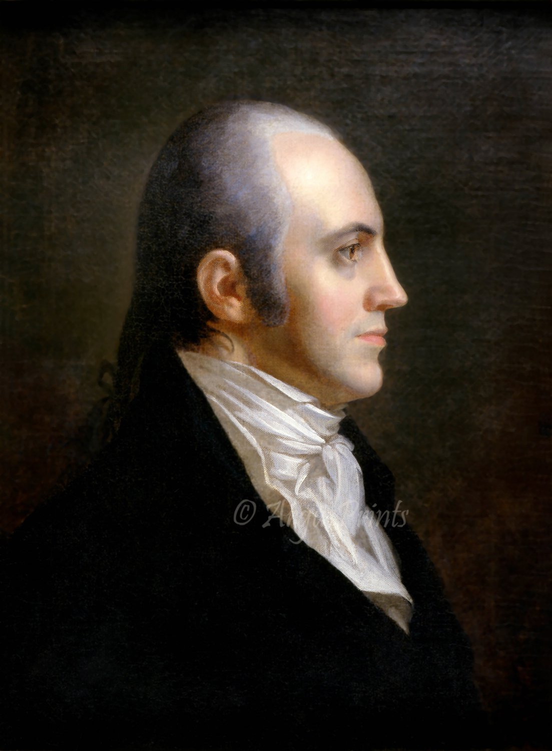 Aaron Burr 1802 man portrait canvas art print by John Vanderlyn