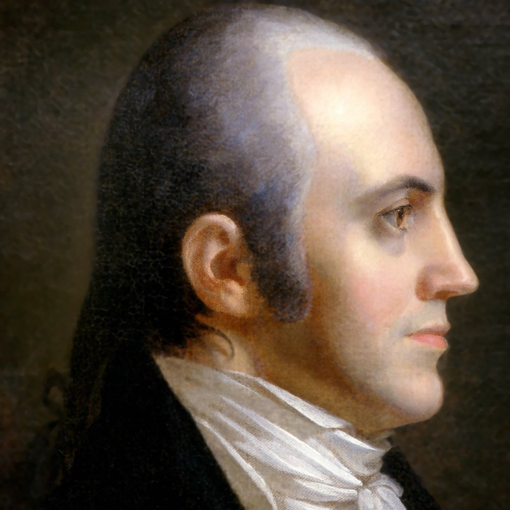 Aaron Burr 1802 man portrait canvas art print by John Vanderlyn