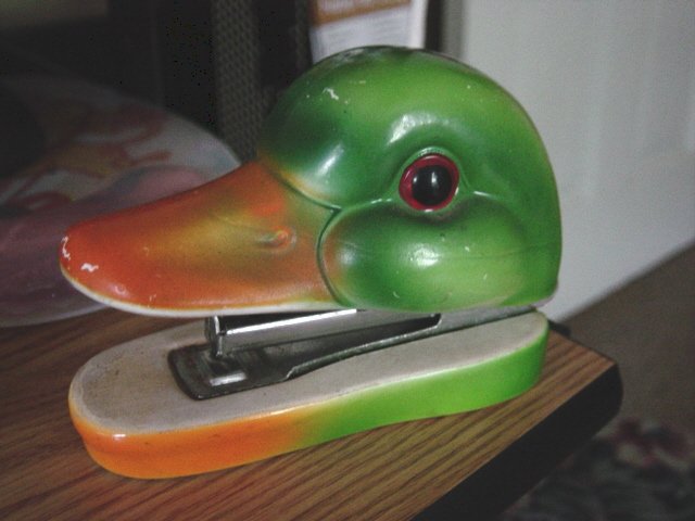 Vintage Mallard Duck Head Stapler Made in Japan #301264