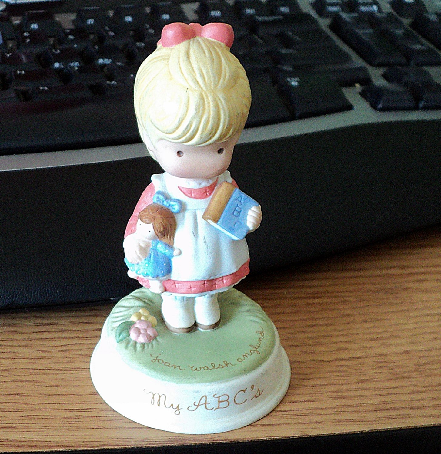 1986 Hand Painted My ABC's Little Girl Avon Figurine by Joan Walsh ...