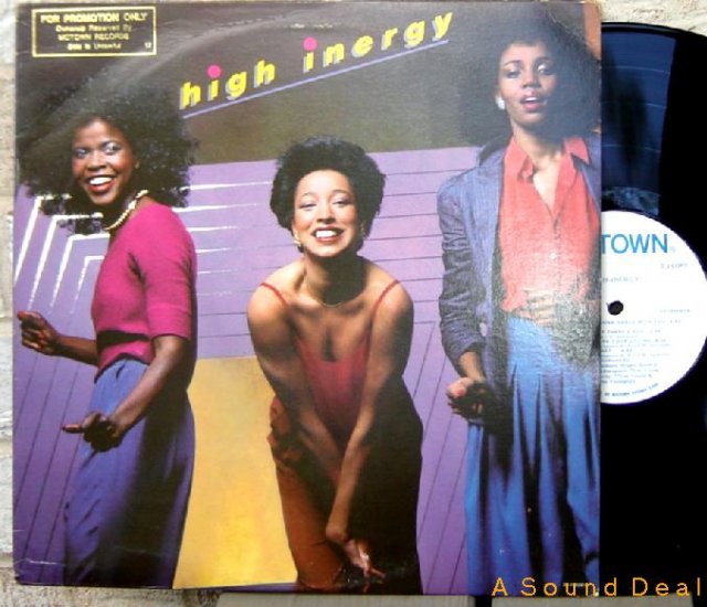 HIGH INERGY '81 S/T LP Motown WL Promo Disco Boogie