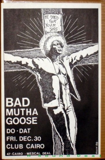 BAD MUTHA GOOSE Texas funk '88 POSTER James Brown KOZIK