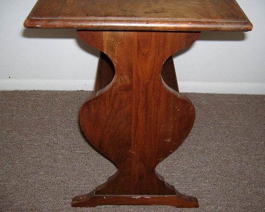Antique Walnut Library Table William French Minneapolis Minnesota