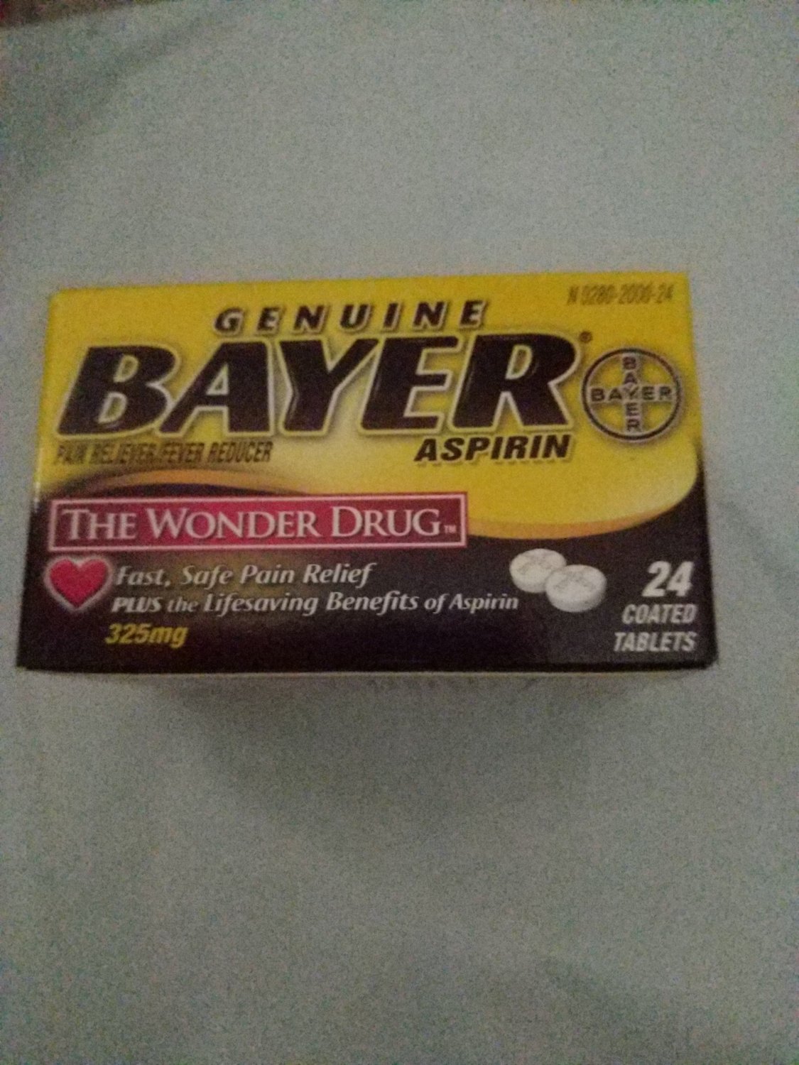 2 BAYER ASPRIN 24 TABLETS 325MG. EXPIRED EXPIRED COLLECTABLE ONLY