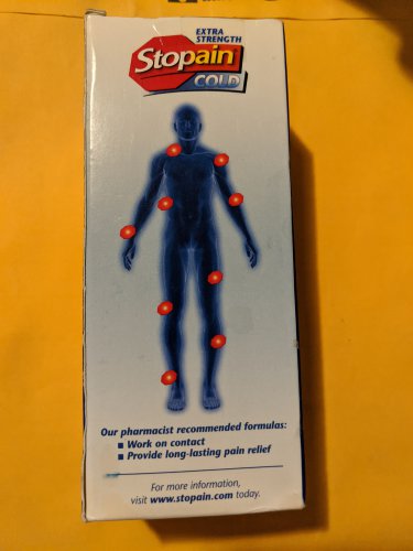 STOPAIN COLD PAIN EXTRA STRENGTH ROLL ON 3 OZ. STOP PAIN~ EXPIRED 11/ ...