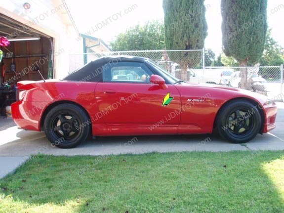 I Love JDM Japan New Driver Badges Leaf Scion xB bB #87