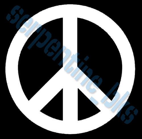 Peace Sign Car Vinyl Window Bumper Decal Sticker