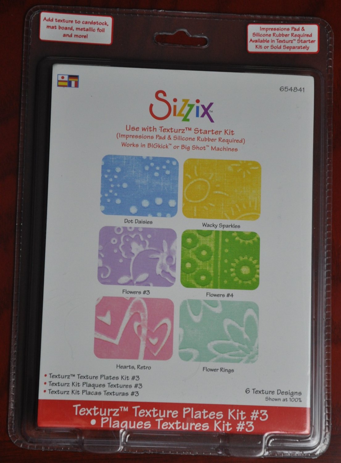 Sizzix Texturz Plates Kit #3 654841