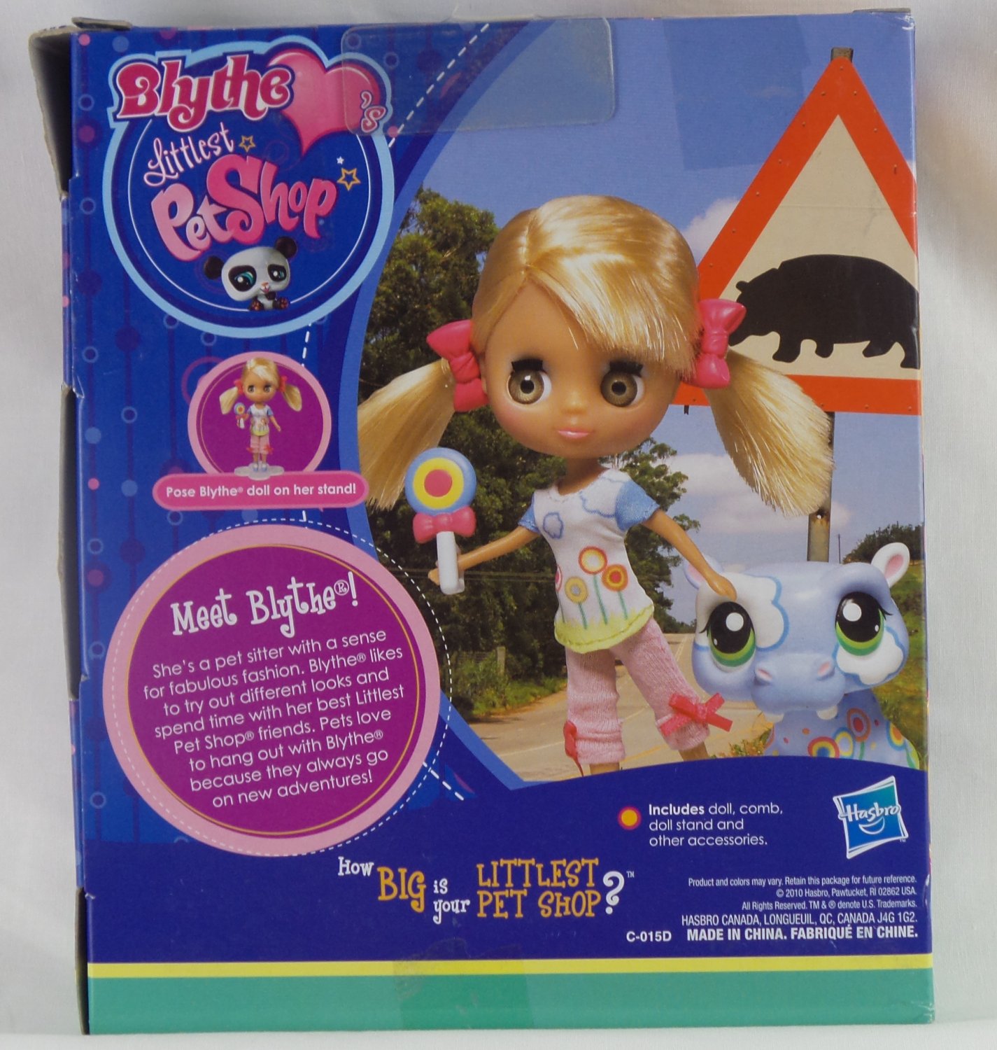 Blythe x Littlest Pet Shop doll - Hiking Trip - #B18 Hasbro LPS petite ...