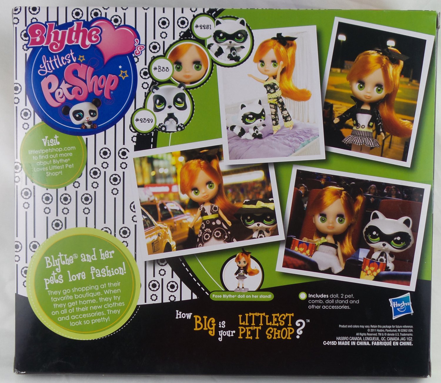 Blythe x Littlest Pet Shop Get Pretty Boutique doll set Hasbro petite ...