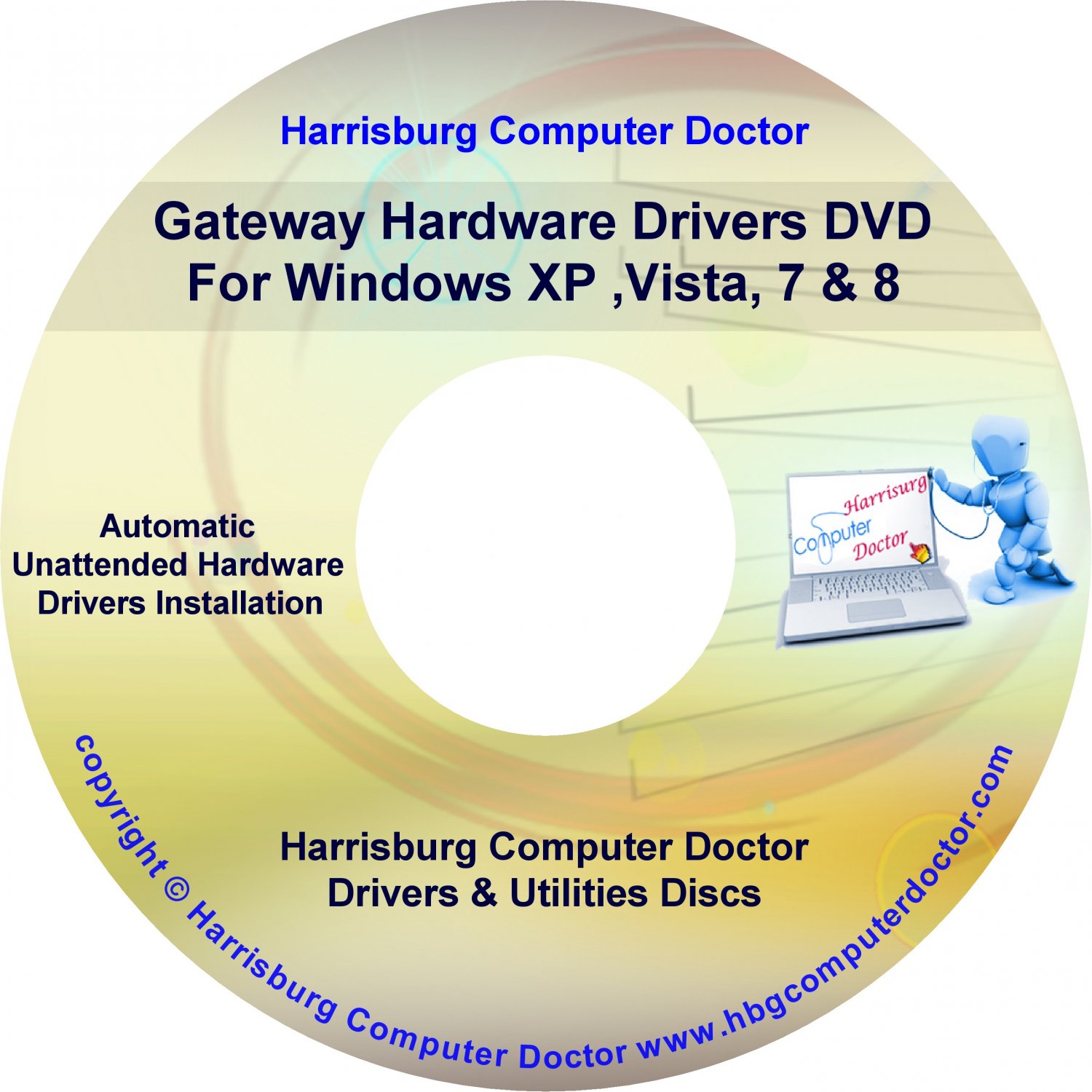 Gateway FX540XV Drivers DVD For Windows, XP, Vista, 7 & 8