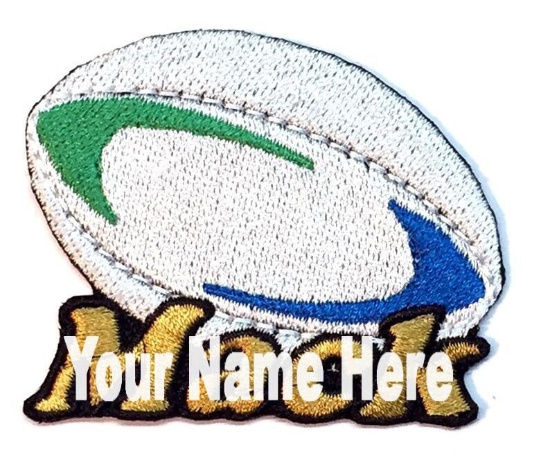 Rugby Patch Personalized Custom Iron-on