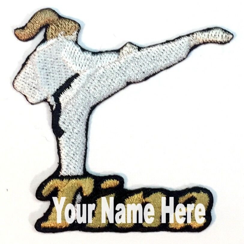 Karate Female Patch Personalized Custom Iron-on
