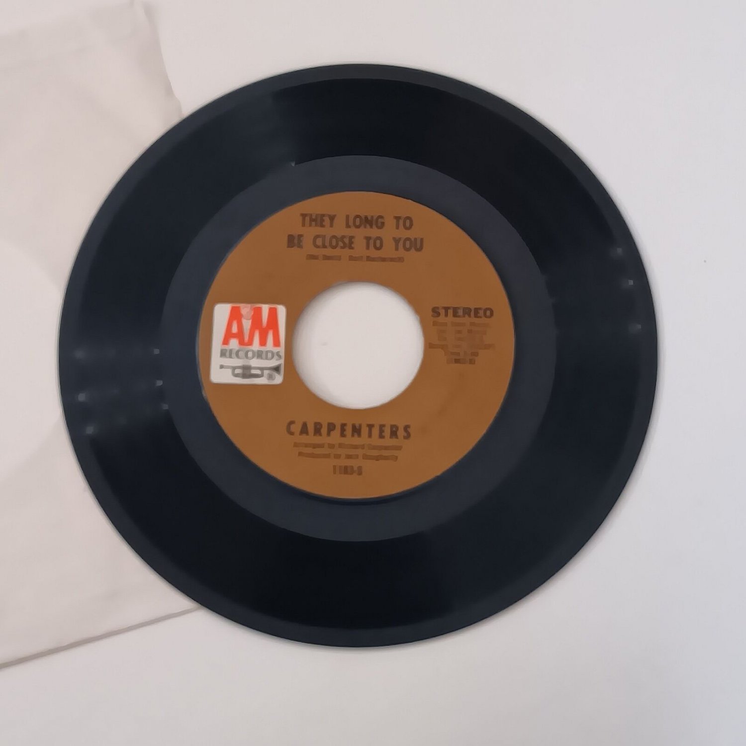 CARPENTERS 45 Record THEY LONG TO BE CLOSE TO YOU - I KEPT ON LOVING ...