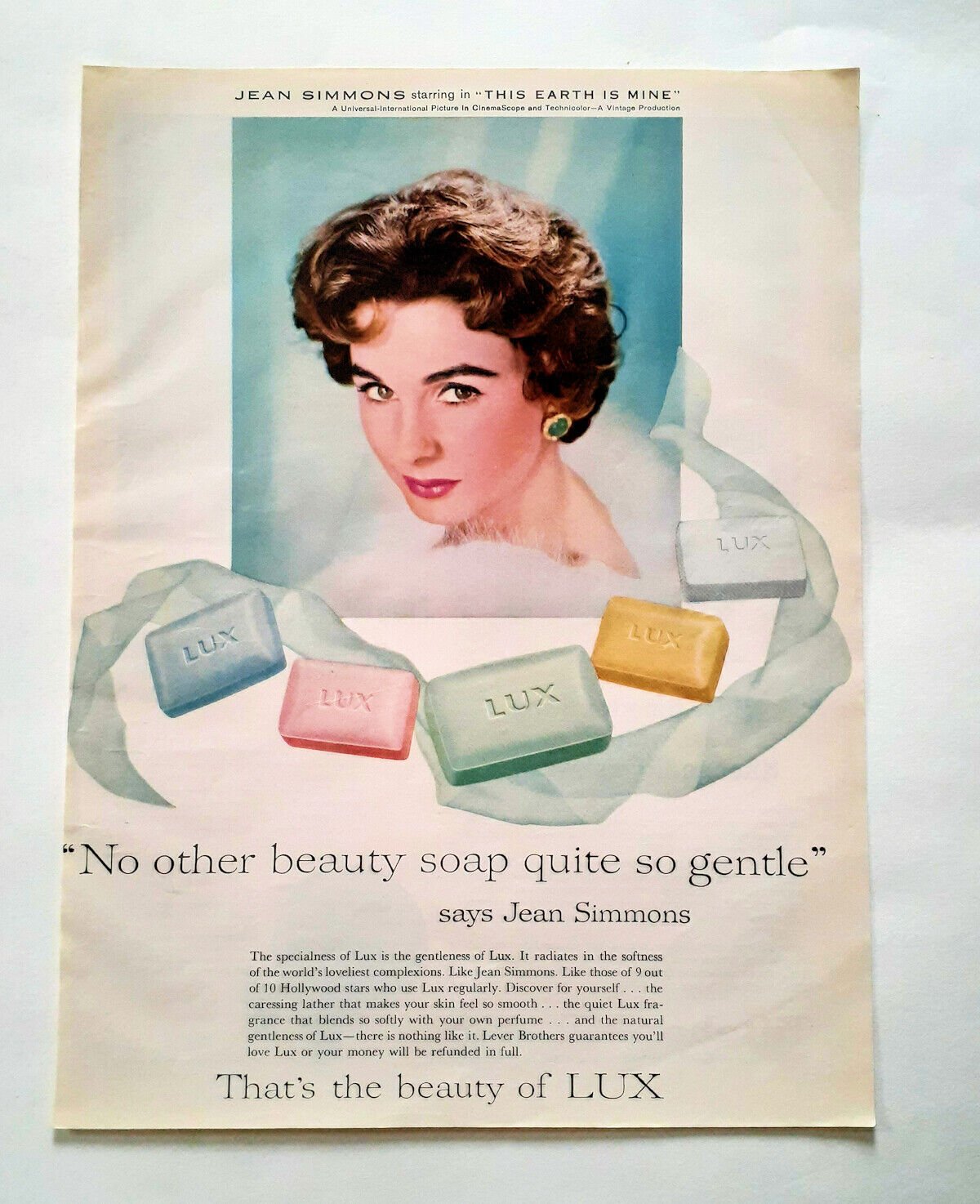 1959 Vintage LUX Beauty Bar Soap Magazine Ad from Better Homes ...
