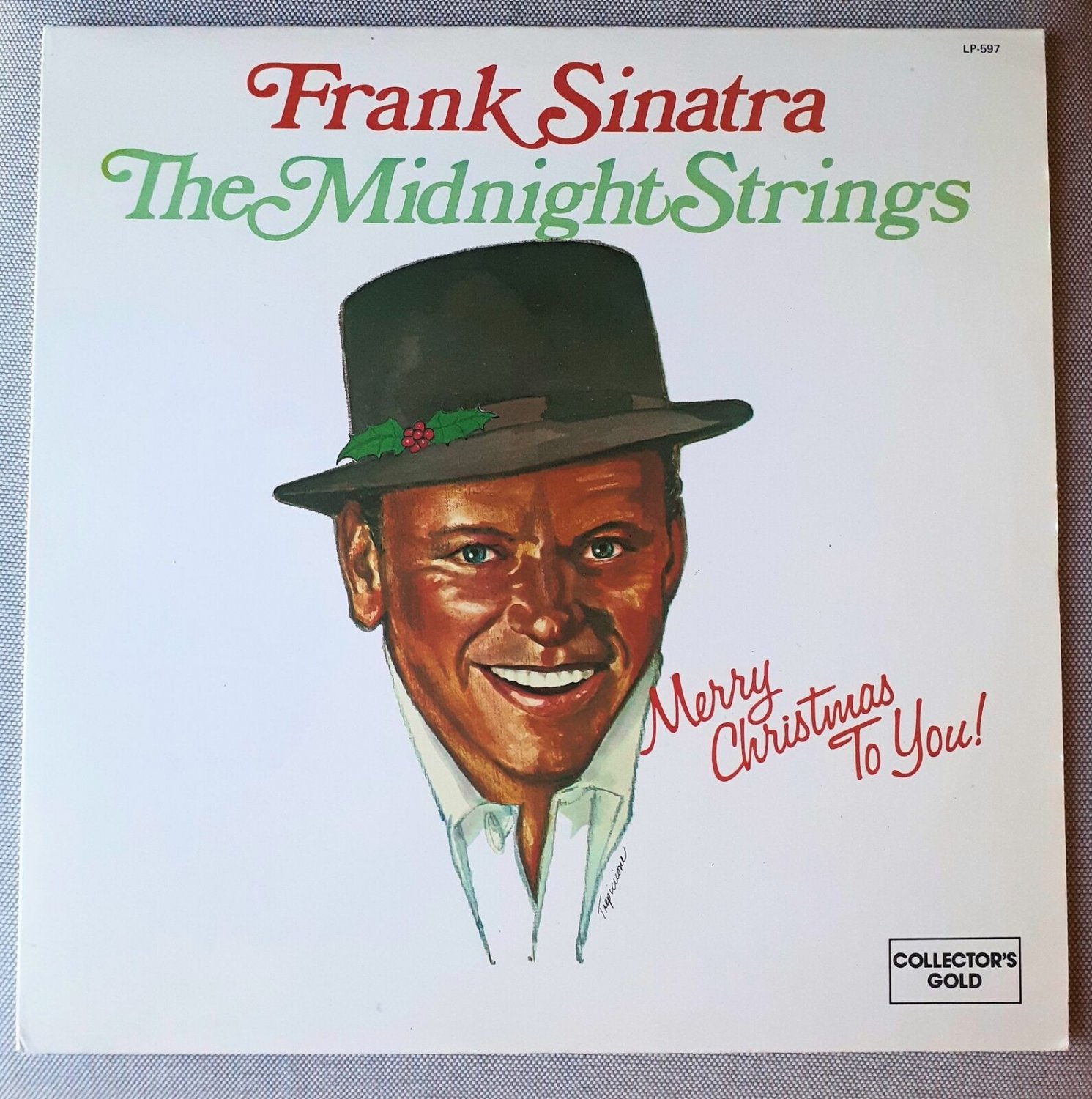 Frank Sinatra Album Cover The Midnight Strings Christmas - Cover ...