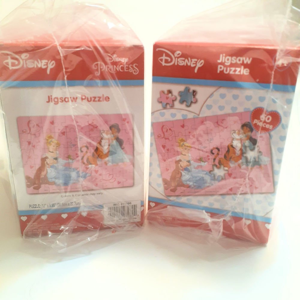 14 Pk 50 pc Puzzles Disney Princesses Party Favors, Goodie Bags NEW 12 ...