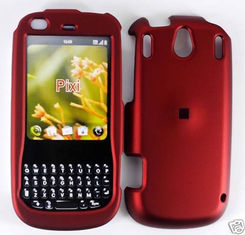 Red Snap On Cover Case for Sprint Palm Pixi