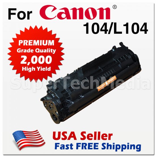 Toner Cartridge 104 for CANON ImageClass D480 MF4150 MF4270 MF4350d ...