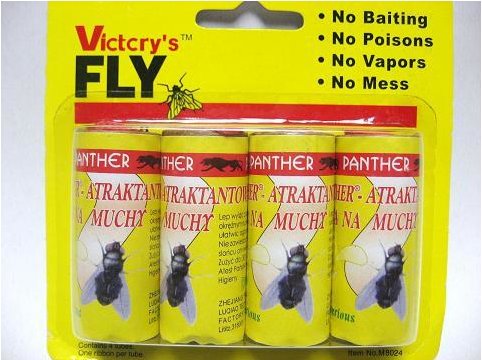 Sticky Fly Paper Trap - Victor Fly Paper Strips / Rolls / Ribbons / Tape