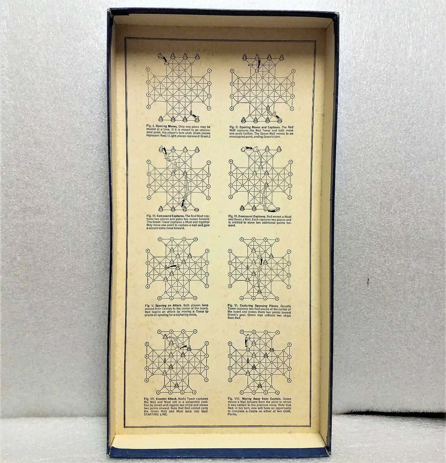 Vintage 1961 Troke Castle Checkers Game by Selchow & Righter - Complete!