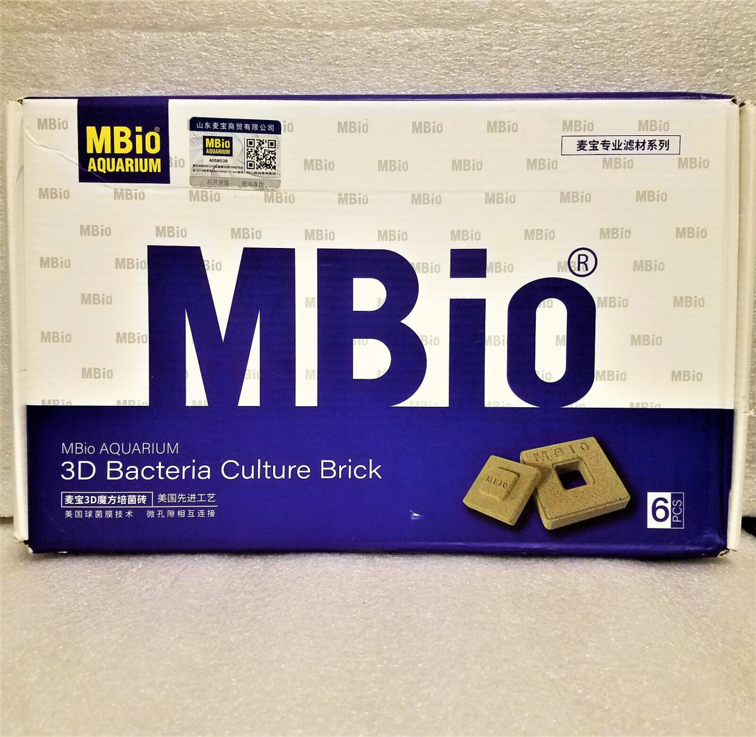 MBio Aquarium Advanced 3D Culture Filter Brick 6pcs NEW!