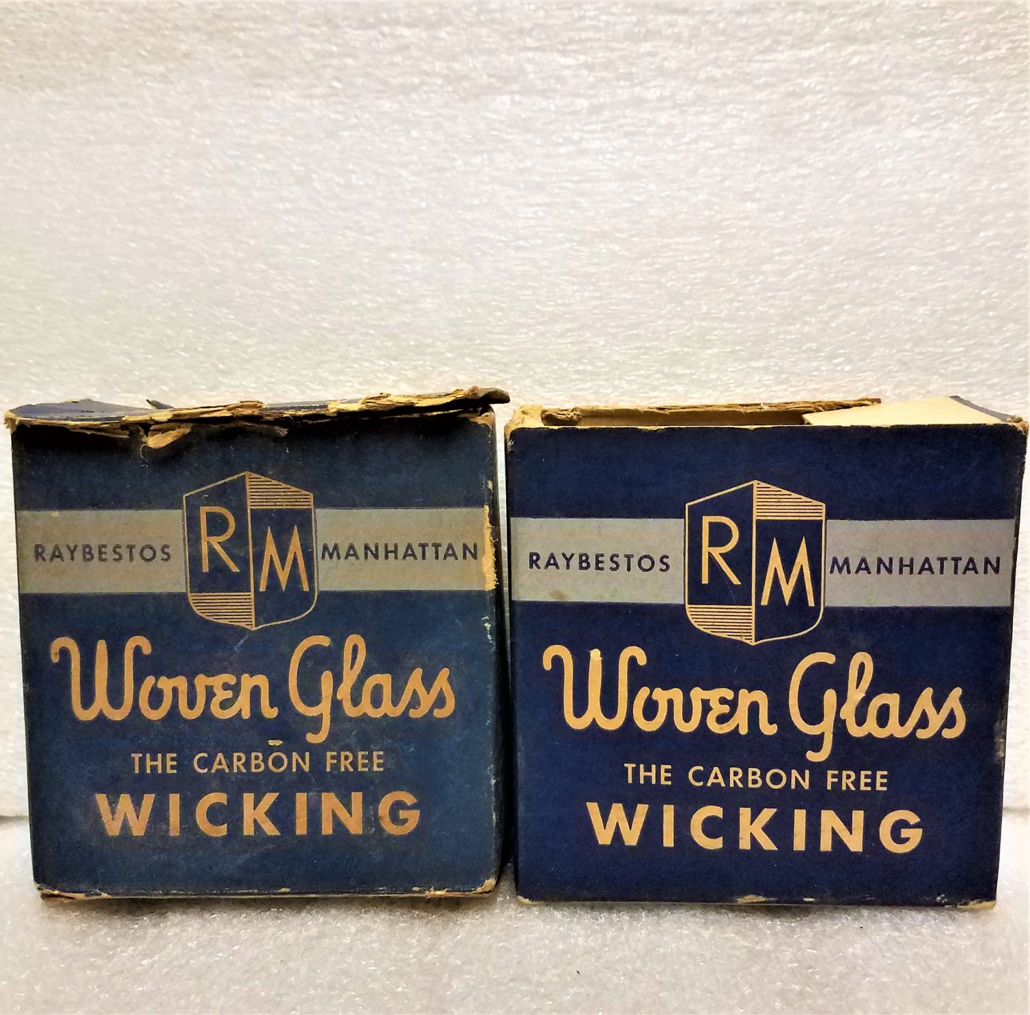 Vintage Raybestos Manhattan Woven Glass Wicking